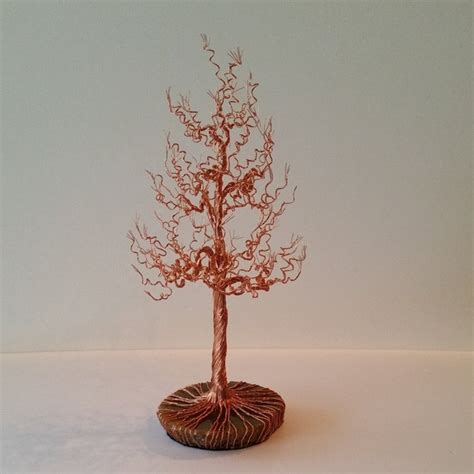 Copper Wire Tree Etsy