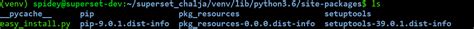 where are source code of superset when i install it in virtual