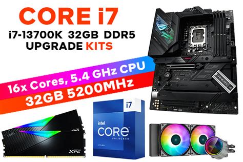 Core I7 13700k Rog Strix Z690 F Wifi 32gb Rgb Ddr5 5200mhz Upgrade Kit