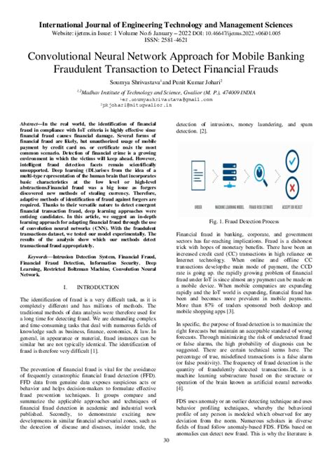 Pdf Convolutional Neural Network Approach For Mobile Banking Fraudulent Transaction To Detect