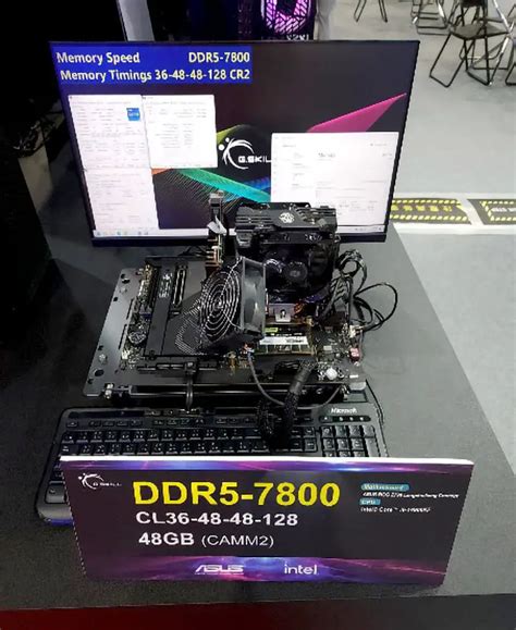 Gskill Demonstrates Overclock Memory Of Up To Ddr5 10600 And Camm2