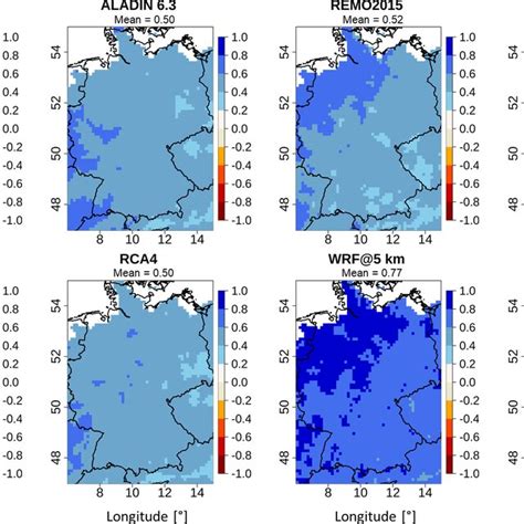 Grid Cell Based Pearson Correlation Coefficients Of The Spei 3 Time Download Scientific Diagram