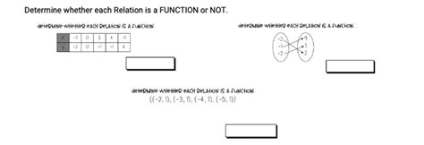 Solved Determine Whether Each Relation Is A Function Or Not Determine