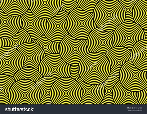 Abstract Overlap Circle Pattern Vector Stock Vector 210742165