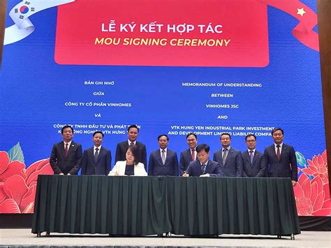 Vinhomes HỢp TÁc ChiẾn LƯỢc VỚi Vtk Chung Tay KiẾn TẠo CỘng ĐỒng HÀn QuỐc ChuẨn MỰc TẠi Ocean