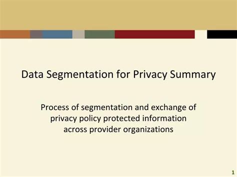 PPT Data Segmentation For Privacy Summary PowerPoint Presentation Free Download ID 2525575