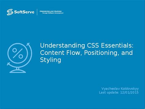 Understanding Css Essentials Content Flow Positioning And Styling