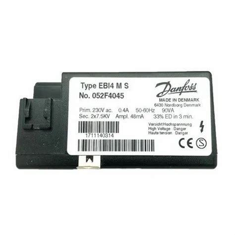 Danfoss Burner Components Danfoss Ebi4m Ignition Transformer Wholesale Trader From Mumbai