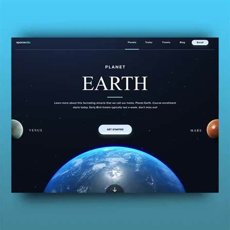 Xoftion On Linkedin Earth Platform Project Build Using Html Css And Javascript