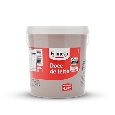 Doce De Leite Tradicional Balde 4 8kg Frimesa