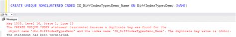 Working With Different Sql Server Indexes Types