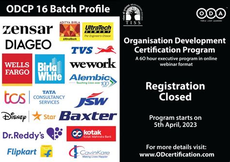 Od Alternatives Oda On Linkedin Odcp 16th Batch Attracts Participants From Leading Organizations…