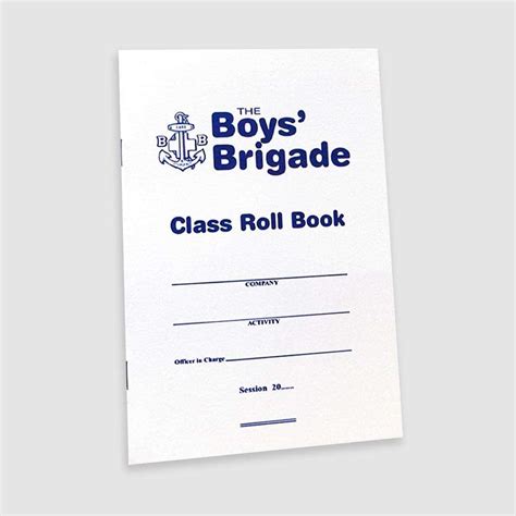 Class Roll Book Motherwell Bb Supplies