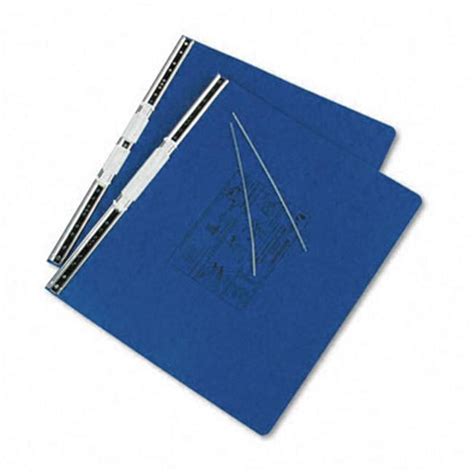 Acco Pressboard Hanging Data Binder Dark Blue