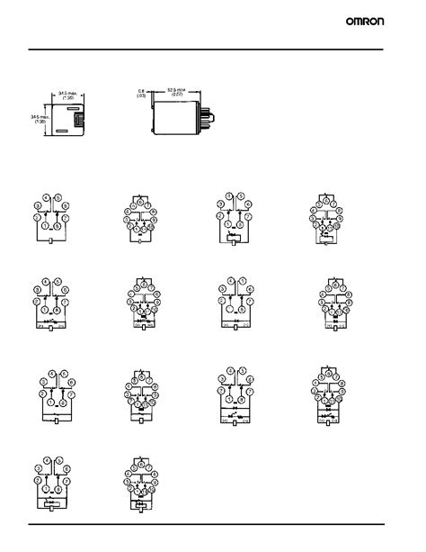 Mk2p I Datasheet 4 10 Pages Omron General Purpose Relay