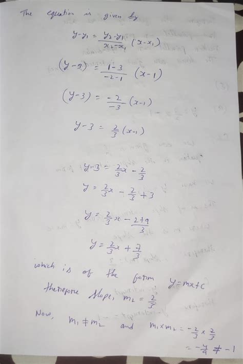 [solved] 6 Line L Is Perpendicular To The Line 4x 3y 12 What Is The Slope Course Hero