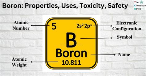 Boron B Element History Occurrence Properties Uses Toxic Effects