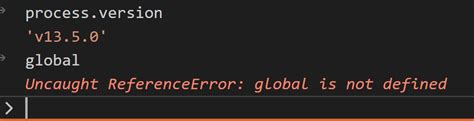 Using From Js Global Not Defined No Matter What I Try And Inspect