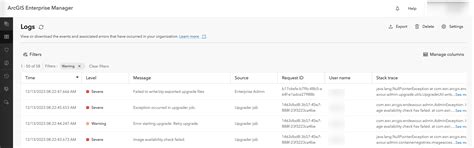 Problem Unable To Upgrade Arcgis Enterprise 111 On Kubernetes To 112 Using Azure Contai