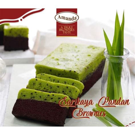 Jual Brownies Amanda Sarikaya Pandan Shopee Indonesia