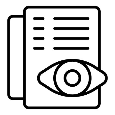 Premium Vector Visual Perception Paper Icon Outline Vector Brain Health Sensory Cognitive