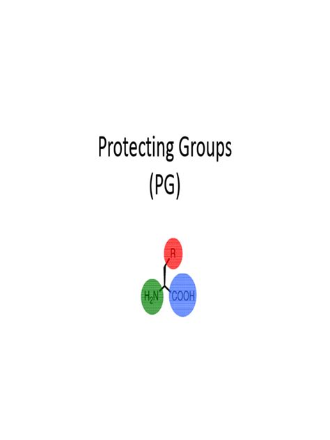 Protecting Groups Pdf Amine Organic Chemistry