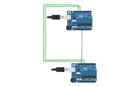 Circuit Design Spi Communication Tinkercad