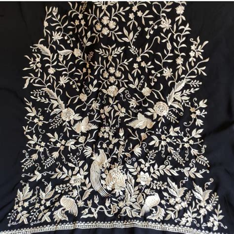 Classic Black Gara Kurti Meher Collections