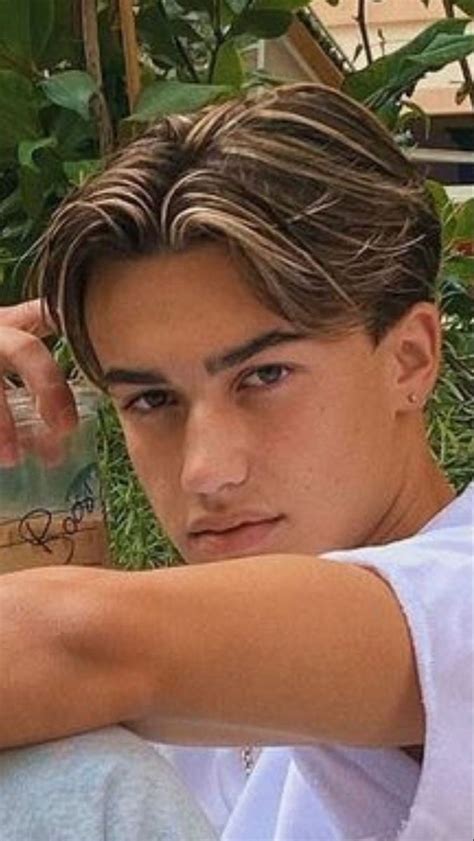 Teen Boy Middle Part Haircuts