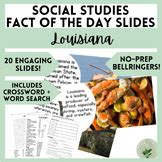 Louisiana History Fact Of The Day 20 State Facts Guided Notes