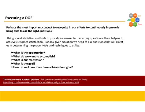 Full Factorial Doe Design Of Experiment Ppt