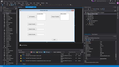 Solved I Have A List Box That Has Populations I Have Chegg