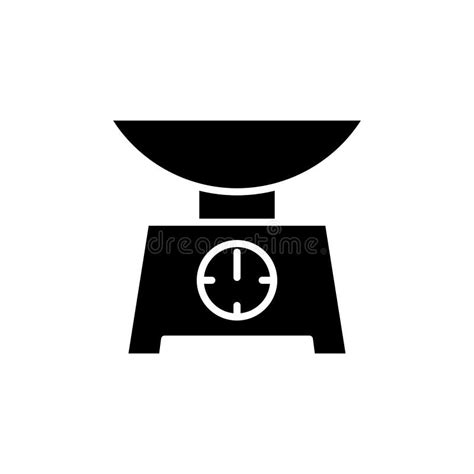 Weighing Scale Icon Vector On Trendy Design Stock Illustration