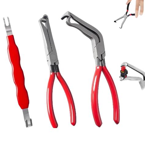 Electrical Disconnect Pliers Set For Automotive Wiring 3piece Quick