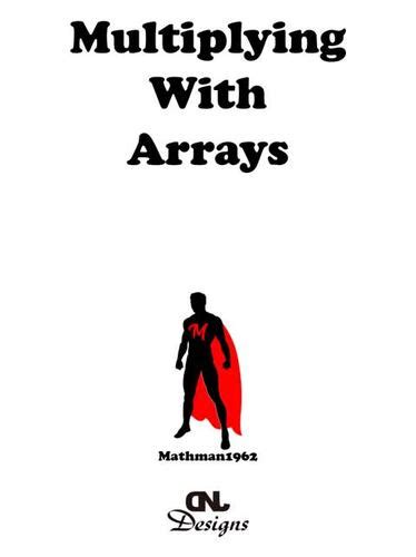 multiplying with arrays printable handout homework tpt