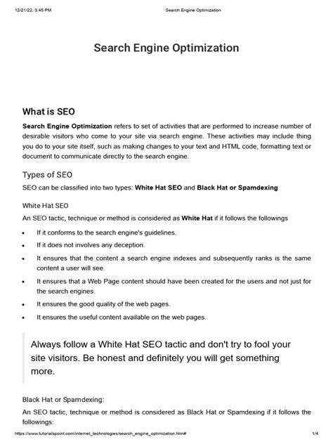 Search Engine Optimization Pdf Search Engine Optimization World Wide Web