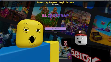 Bloxstrap Logo On Login Screen Mod For Roblox Rblx Mods