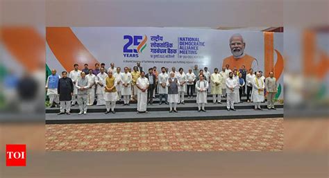 Nda Has Provided Stability To Country Pm Modi To Alliance Mps India