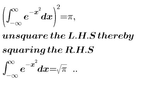 The Gaussian Or Euler Poisson Integral