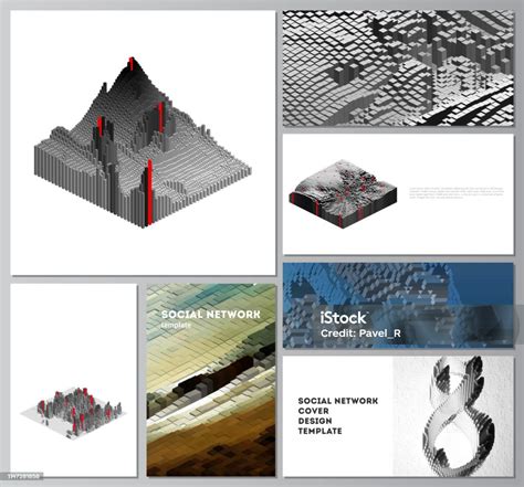 인기 있는 형식으로 현대 소셜 네트워크 모의 광고의 최소한의 추상적 인 벡터 레이아웃 빅 데이터 동적 기하학적 배경입니다 모션 효과와 큐브 패턴 디자인입니다 3d 기술