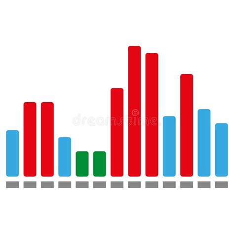 Colorful Bar Graph Showing Data And Trends Perfect For Business Finance Or Analytics