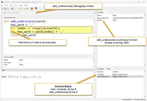 Debugging With Thonny Deepest Dungeon Python Oop