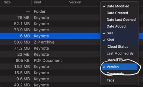 How Do You Add A Version Number On A Document In Macos If I Right