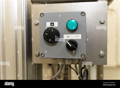 Industrial Control Panel Rotary Switch A Selector Switch And A Push