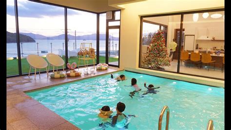 여수신상펜션 남쪽아이 화양면 키즈풀빌라 후기 Youtube