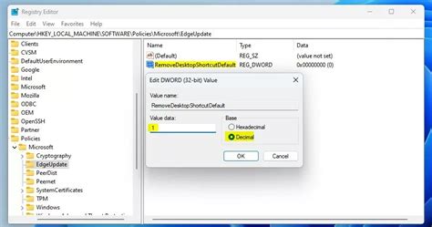 stop microsoft edge from creating desktop shortcuts geek rewind