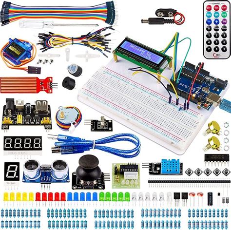 miuzei starter kit compatible with arduino projects circuit breadborad