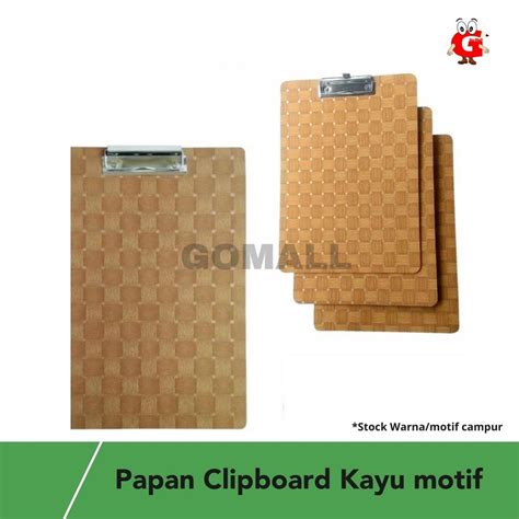 Jual Papan Clip Board Kayu Papan Ujian Kayu Shopee Indonesia