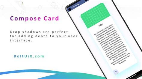 Jetpack Compose Card View With Shadows And Elevation Custom Card Ui
