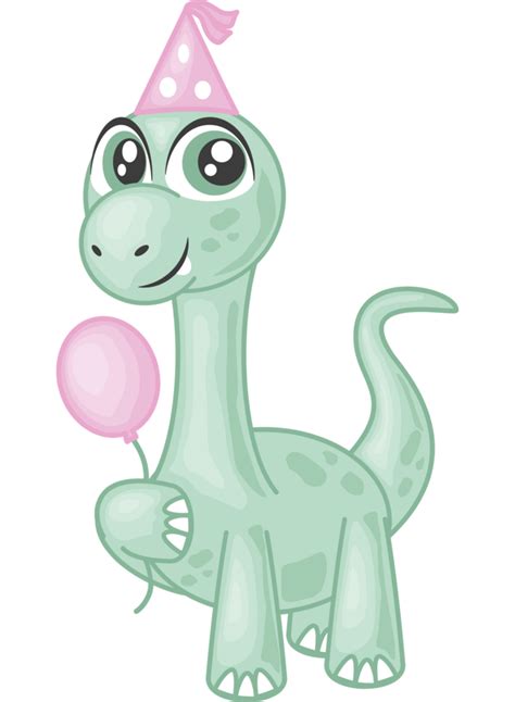 Cartoon Dino Birthday Party 58273469 Png